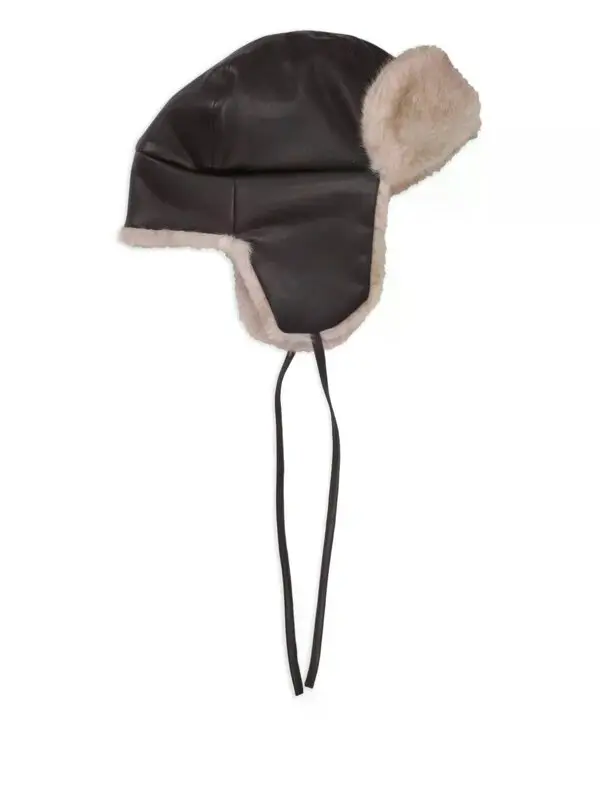 P.a.r.o.s.h Faux-fur Trapper Hat - Brown