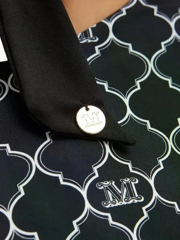 Max Mara Monogram Print Swimsuit