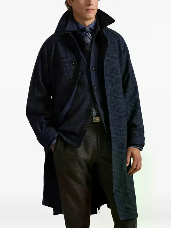 Polo Ralph Lauren Glen Plaid Pattern Coat