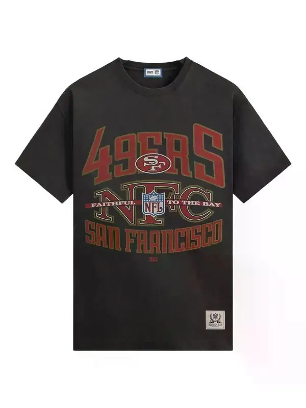 Kith Nfl San Francisco 49ers Jones Cotton T-shirt - Black