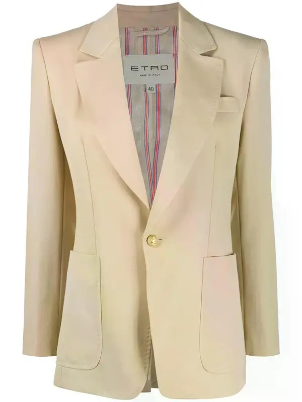 Etro Single-breasted Tailored Blazer