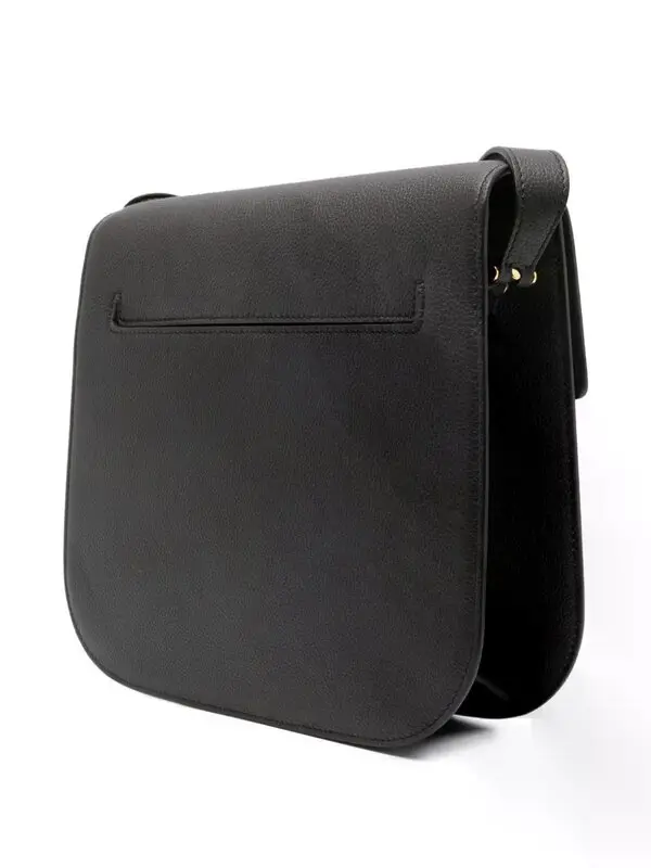 TOM FORD Grain Leather Cross Body Bag - Brown