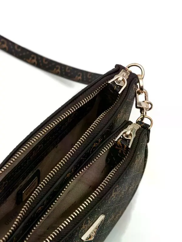 Guess Monogram Chain Cross-body Bag