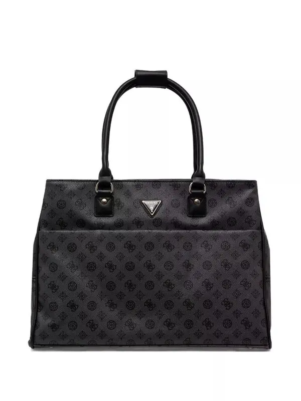 Guess Monogram Zip Tote Bag