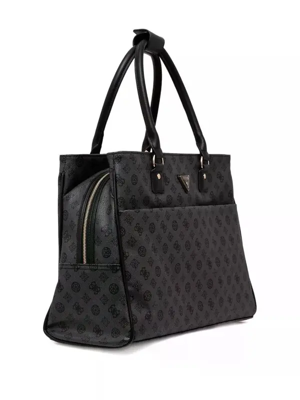 Guess Monogram Zip Tote Bag