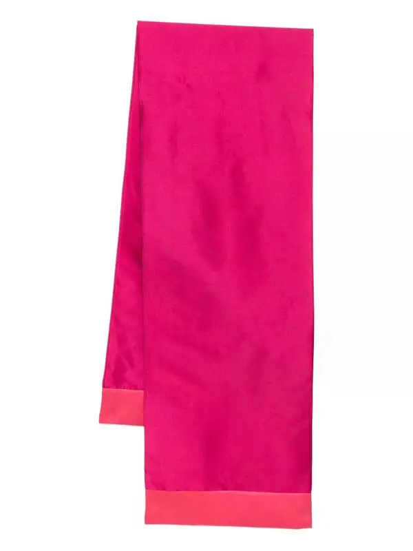Talbot Runhof Colour-block Scarf - Pink