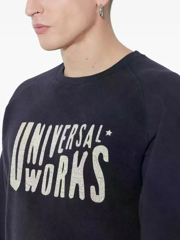 Universal Works Graphic Crew-neck Sweatshirt