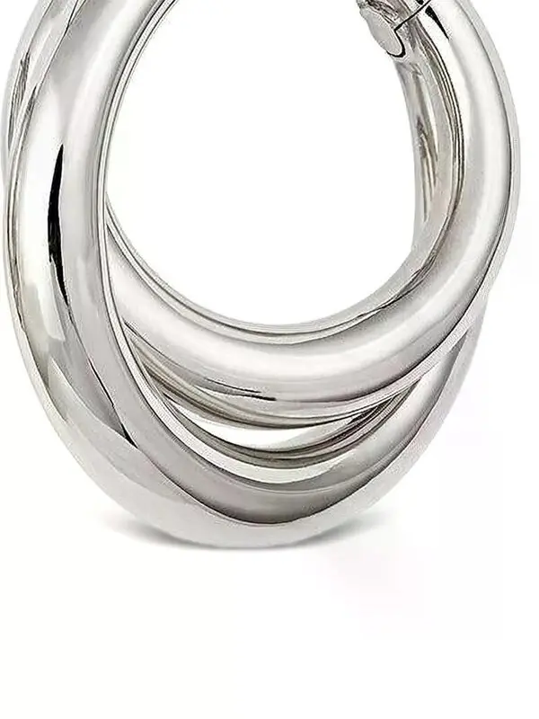 ENGELBERT 18k White Gold Infinity Loop Earrings