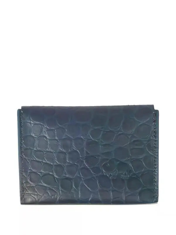 Il Bisonte Crocodile-embossed Wallet