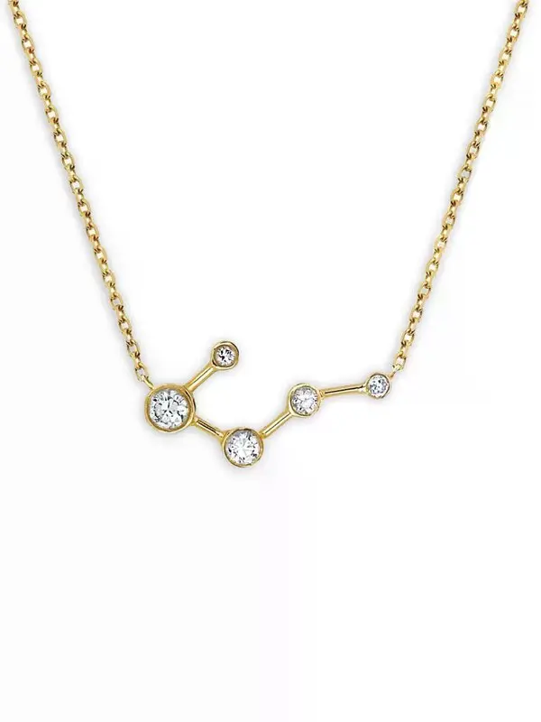LOGAN HOLLOWELL 14k Yellow Constellation Diamond Necklace - Gold