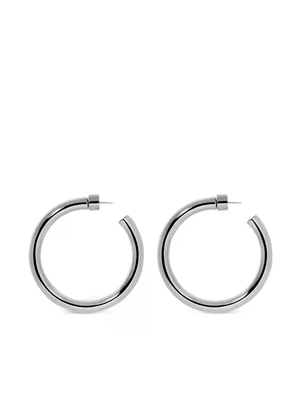JENNIFER FISHER Baby Samira Hoop Earrings - Silver