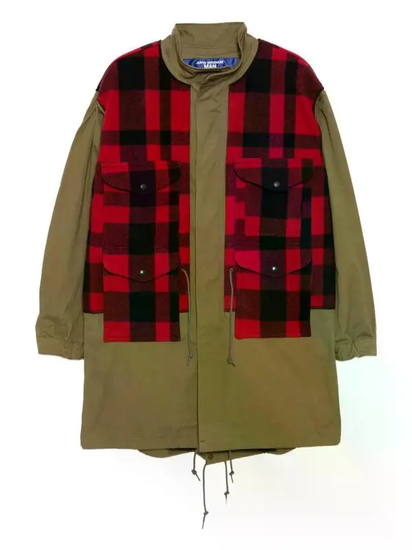 Junya Watanabe Checked Fishtail Parka