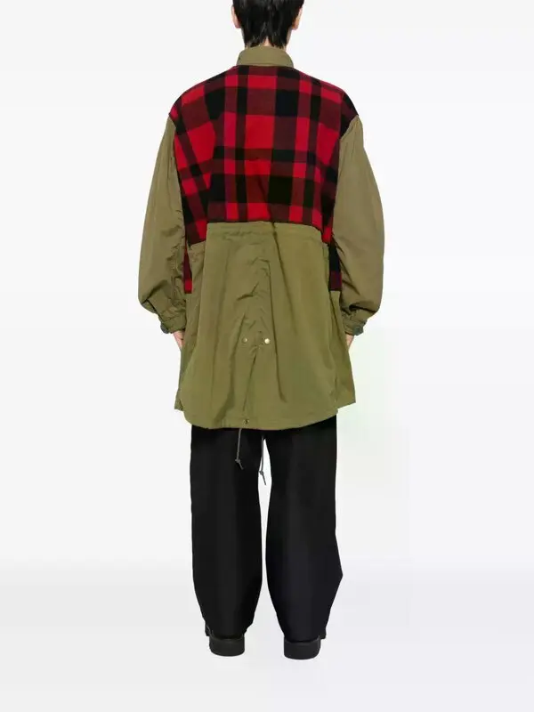 Junya Watanabe Checked Fishtail Parka