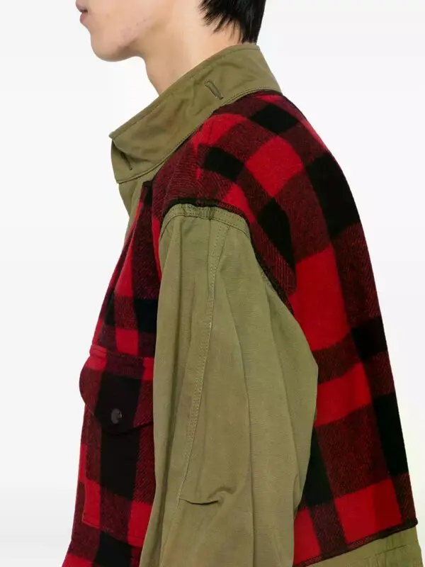 Junya Watanabe Checked Fishtail Parka