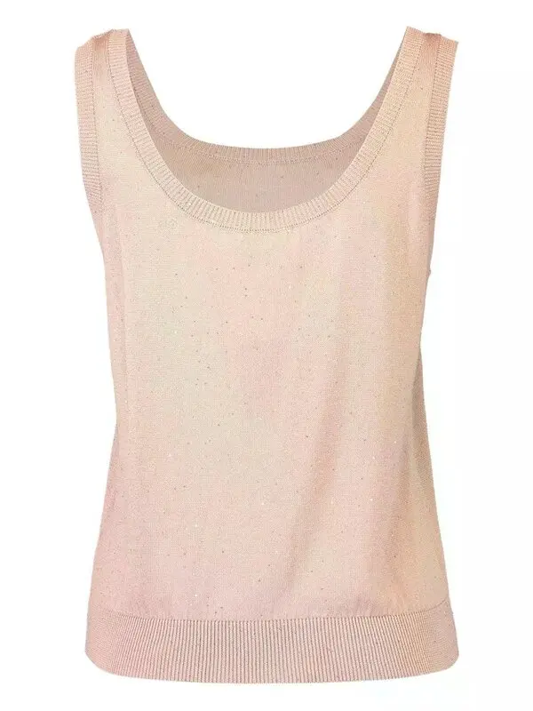 Eleventy Scoop-neck Tank Top