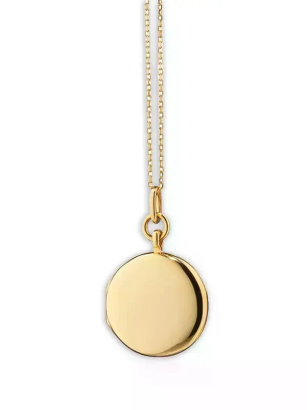 Monica Rich Kosann 18k Yellow Quinn Locket Necklace - Gold