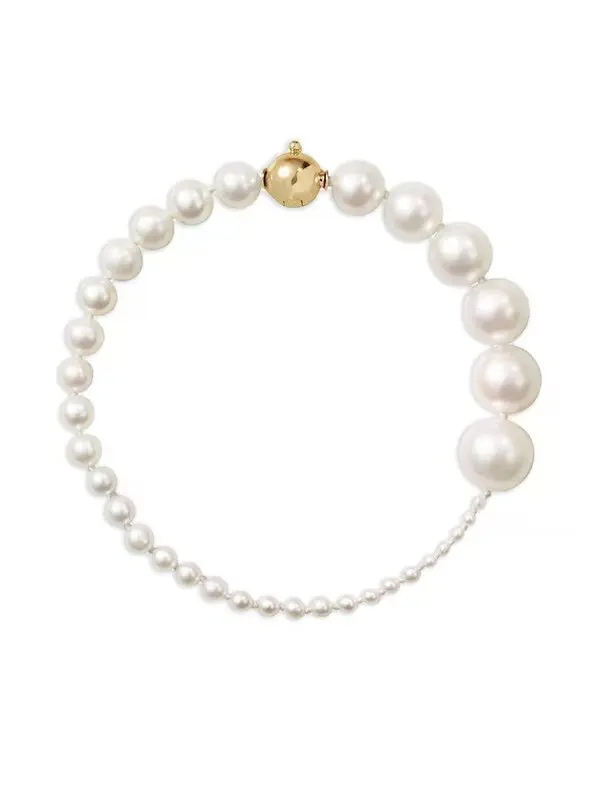 Sophie Bille Brahe 14k Yellow Peggy Pearl Bracelet - Gold