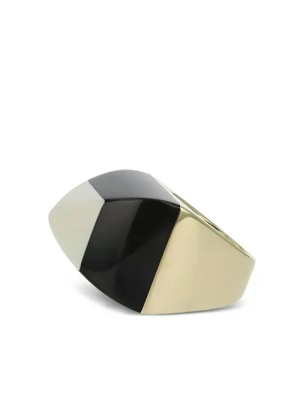 Mark Davis 18k Yellow Kendall Bakelite Ring