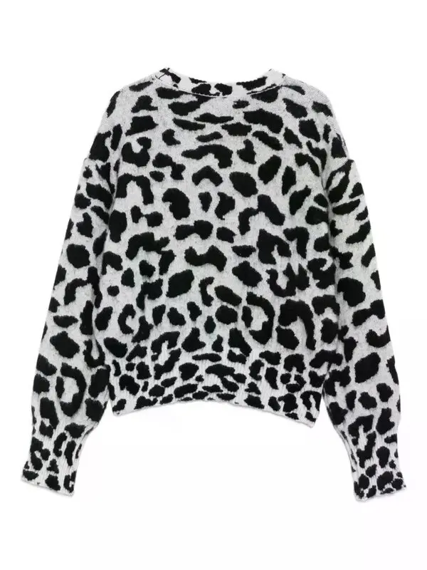 AKEP Patterned Crew Neck Sweater
