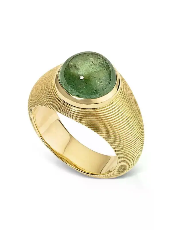 JADE RUZZO 18k Yellow Tourmaline Cymbal Ring - Gold