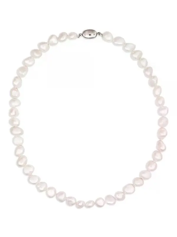 BAGGINS Sterling Freshwater Pearl Necklace - Silver