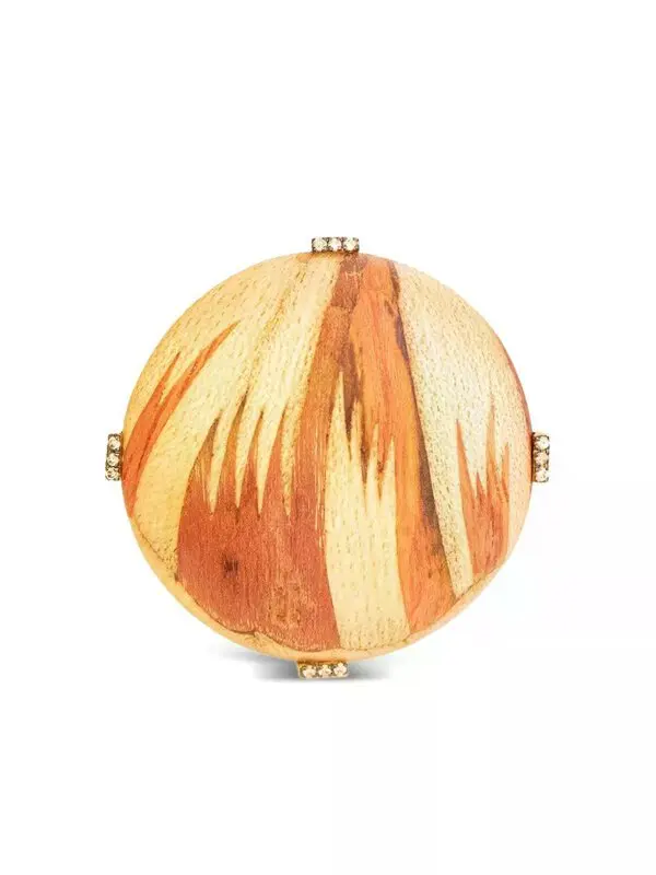 SILVIA FURMANOVICH 18k Yellow Gold Marquetry Diamond Ring - Orange
