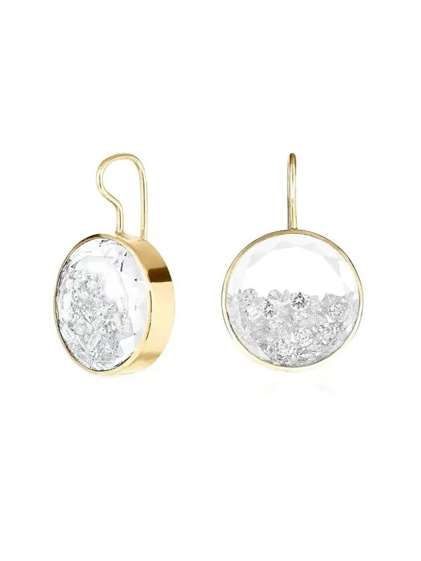 Moritz Glik 18k Yellow Diamond Shaker Earrings - Gold