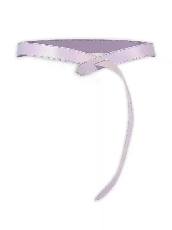 ODEEH Leather Belt - Purple