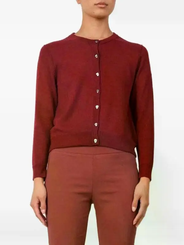 Avenue Montaigne Léo Cropped Trousers - Red