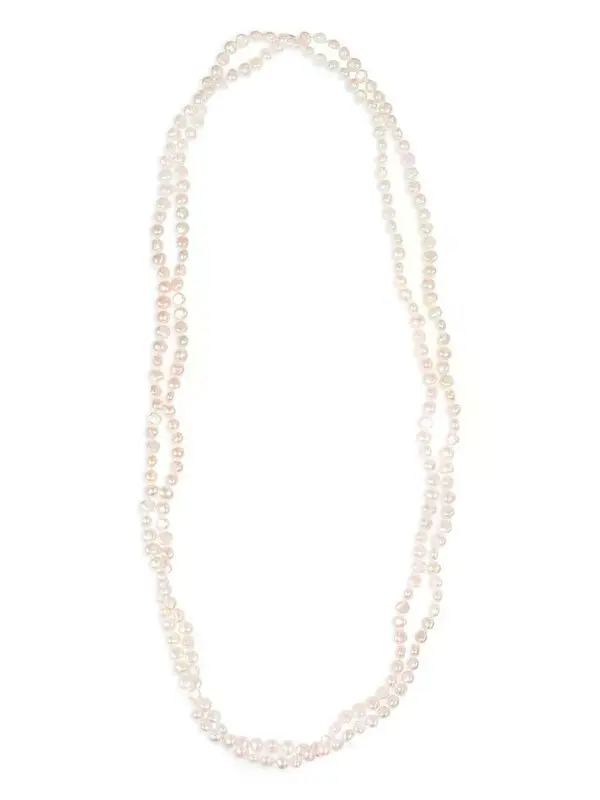 BAGGINS Freshwater Pearl Necklace - Silver