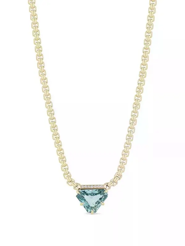 Zoe Chicco 14k Yellow Sapphire, And Diamond Chain Necklace - Gold