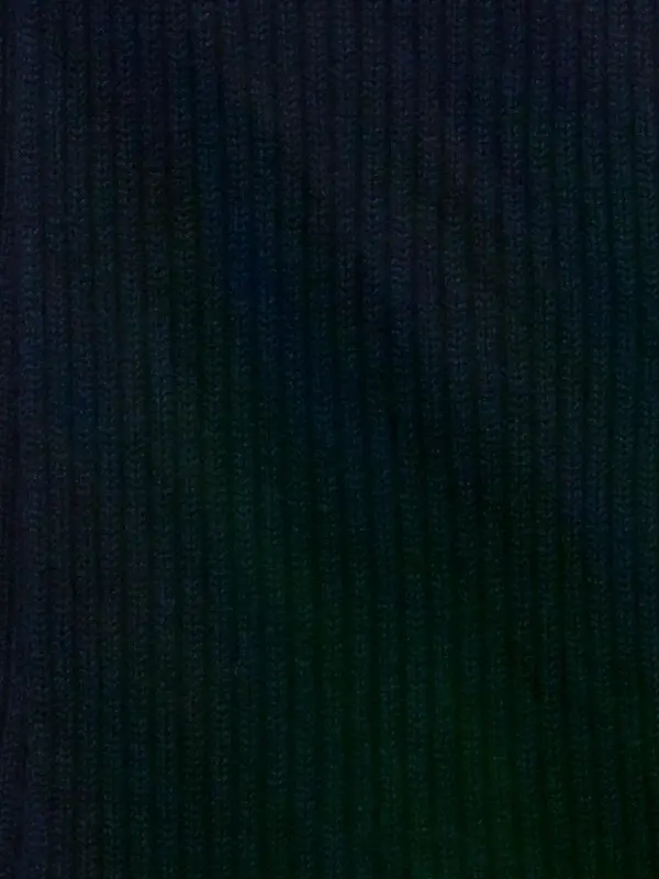 DELL'OGLIO Ribbed Scarf - Blue