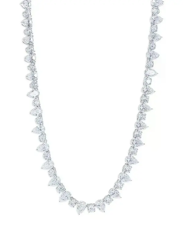 FANTASIA BY DESERIO Diamond-embellished Necklace - Silver