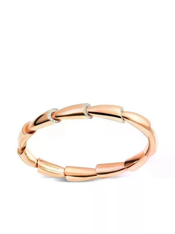 Vhernier 18k Rose Gold Diamond Bracelet - Pink