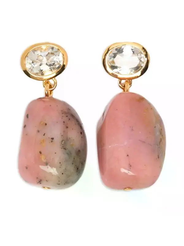 LIZZIE FORTUNATO Rosado Earrings - Pink