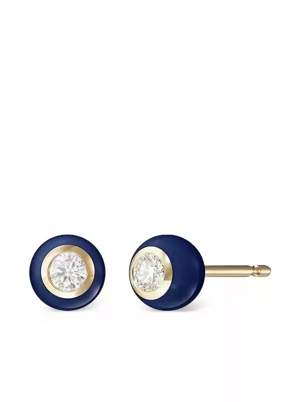 Melissa Kaye Audrey Small 18k Yellow Diamond Stud Earrings - Gold