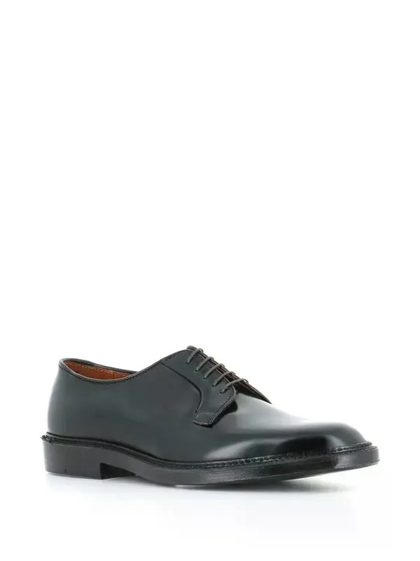 Alden 9901 Leather Derby Shoes - Black