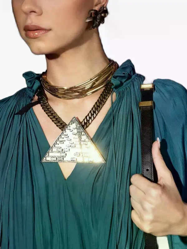 LANVIN Luxor Pyramid Necklace