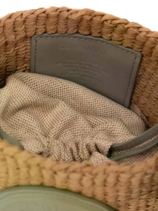 Chloé Small Horse Medal Bucket Bag - Neutrals