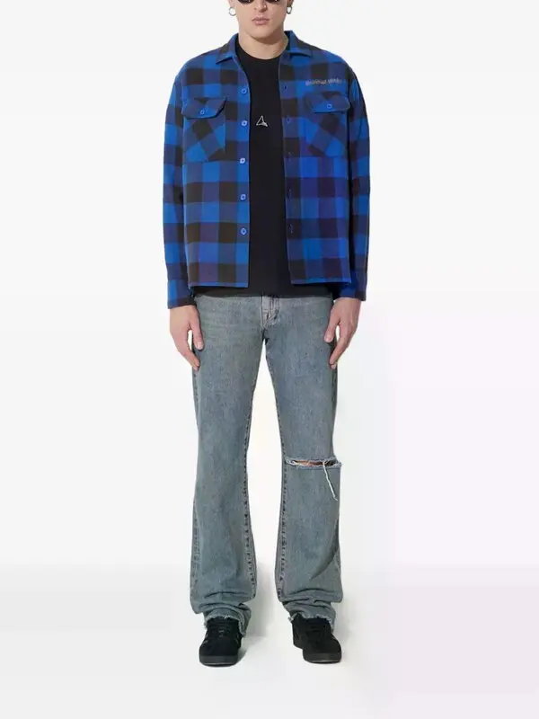Universal Works Checked Long-sleeve Shirt