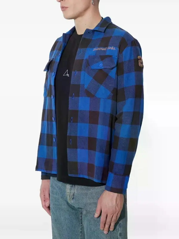Universal Works Checked Long-sleeve Shirt