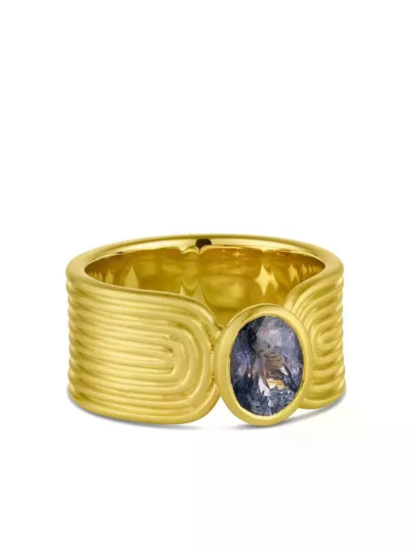 LEIGH MAXWELL 18k Yellow And Sapphire Ring - Gold