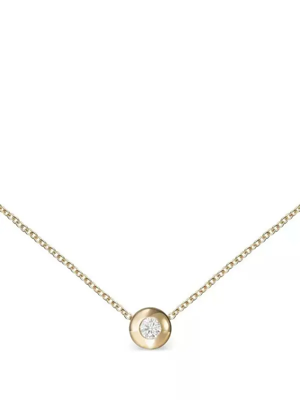 Melissa Kaye 18k Yellow Small Audrey Diamond Pendant Necklace - Gold