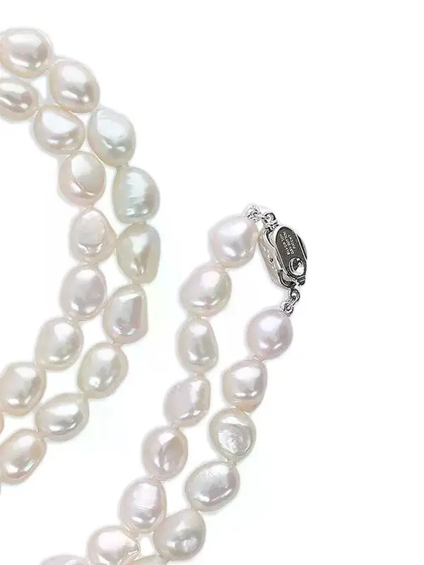 BAGGINS Sterling Necklace With Pearl Embellishments