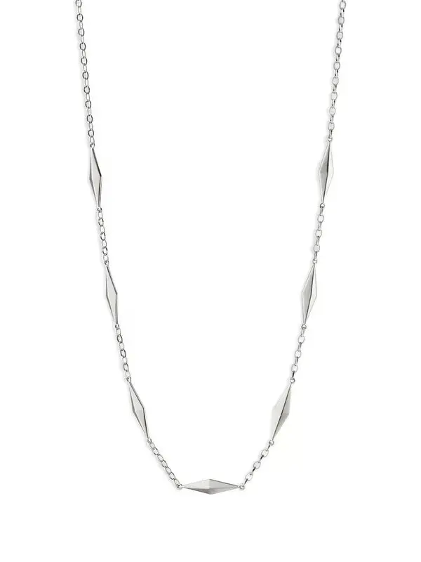 Monica Rich Kosann Points North Embellished Necklace - Silver