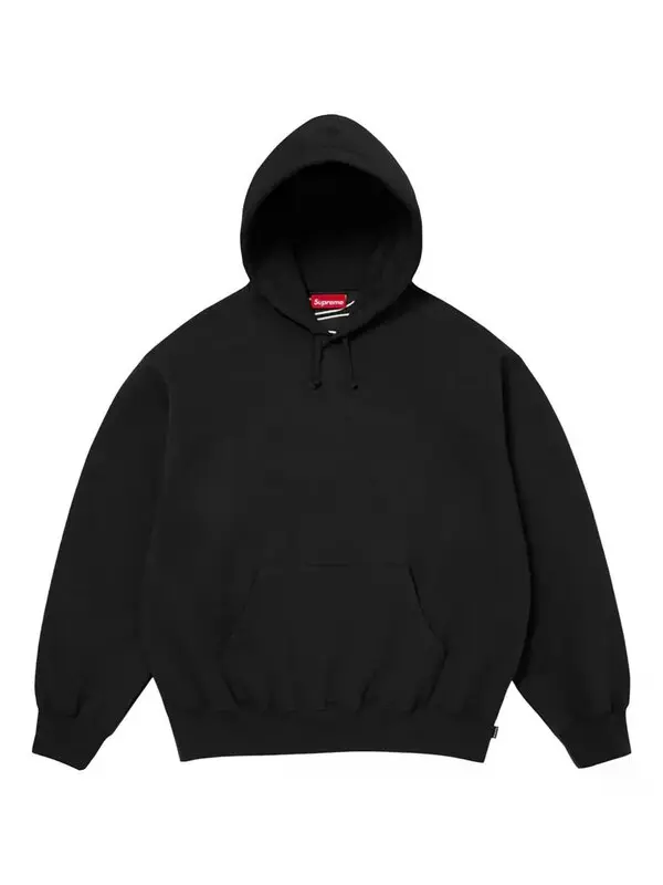 Supreme Logo Appliqué Hoodie - Black
