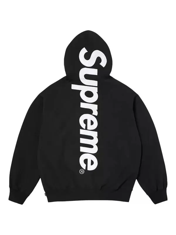 Supreme Logo Appliqué Hoodie - Black