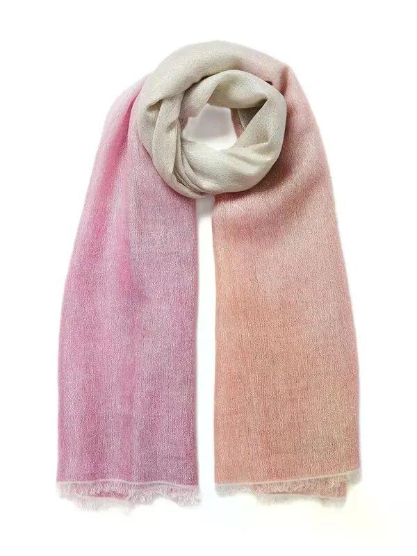 JANE CARR Ombre-effect Scarf - Pink