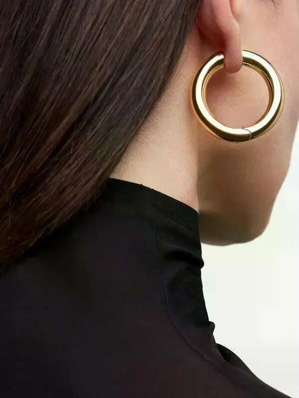 JENNIFER FISHER Mini Samira Hinged Hoop Earrings - Gold
