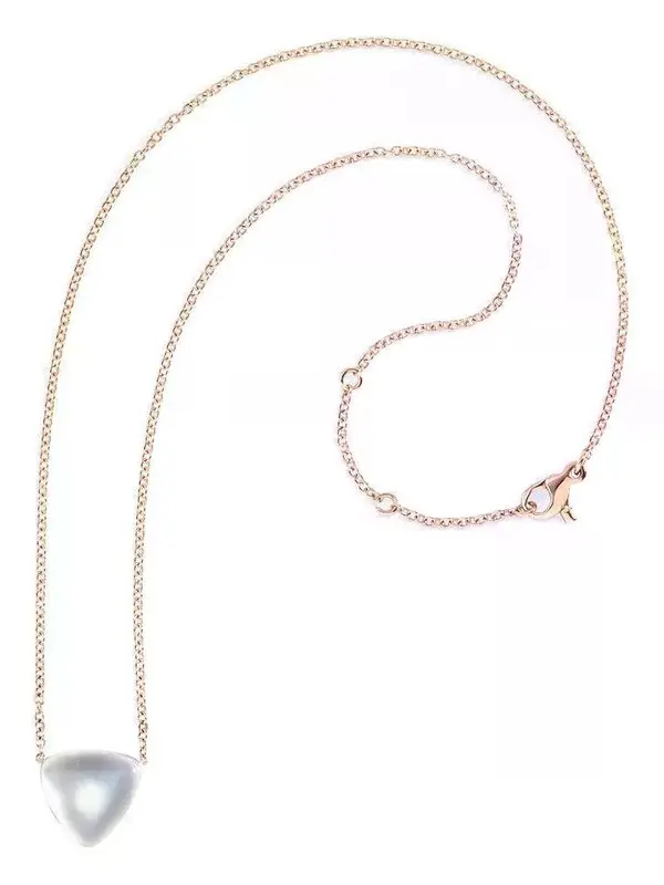 Vhernier 18kt Rose Gold Mother Of Pearl Pendant Necklace - Pink